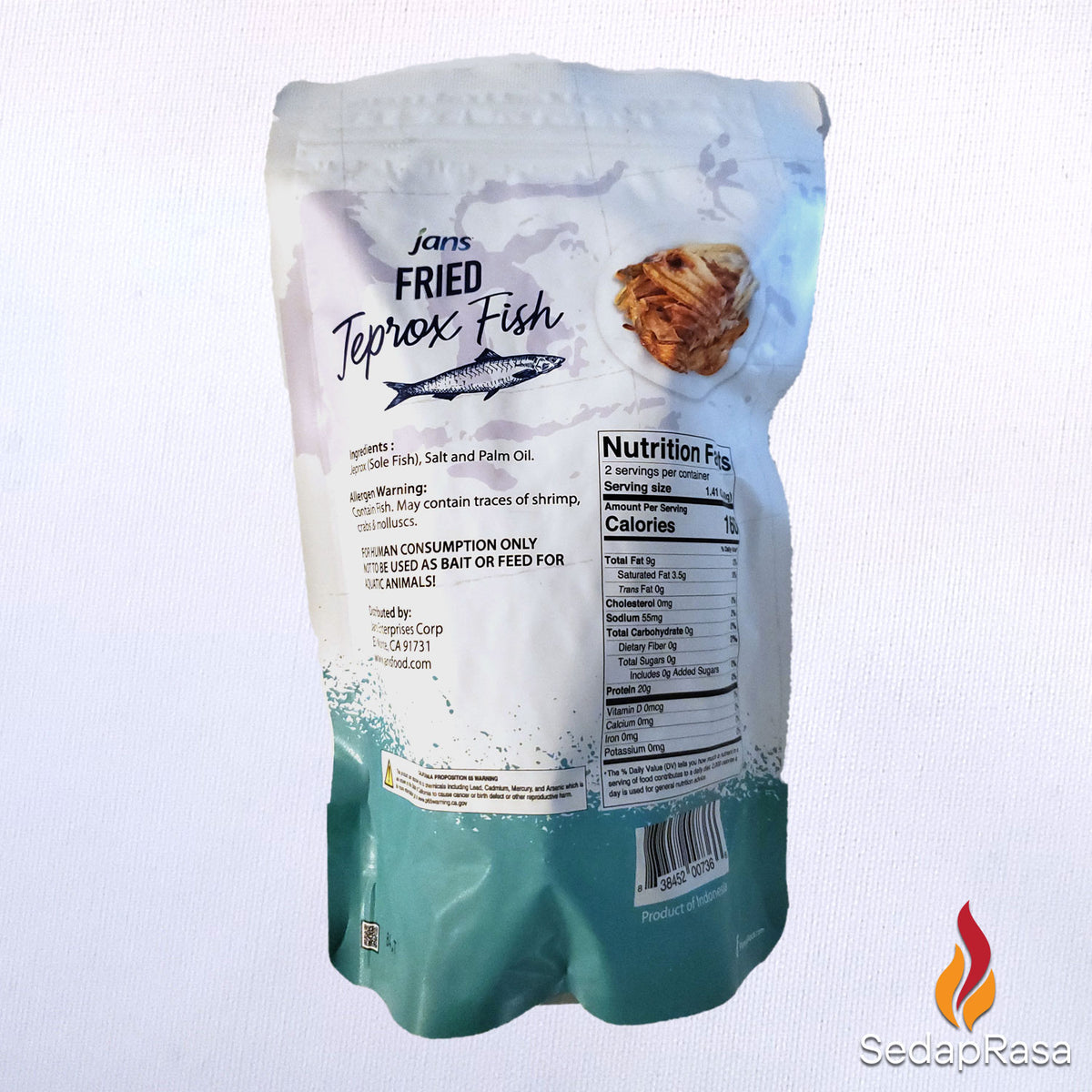 Masarap Fried Dried Jeprox Fish - (Ikan Asin Goreng)